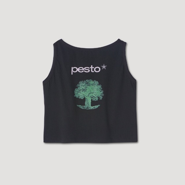 TREE SLEEVELESS TOP BLACK | ファッション通販サイト NUGU