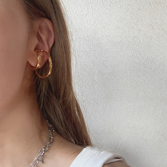 double ring ear cuff | NUGU