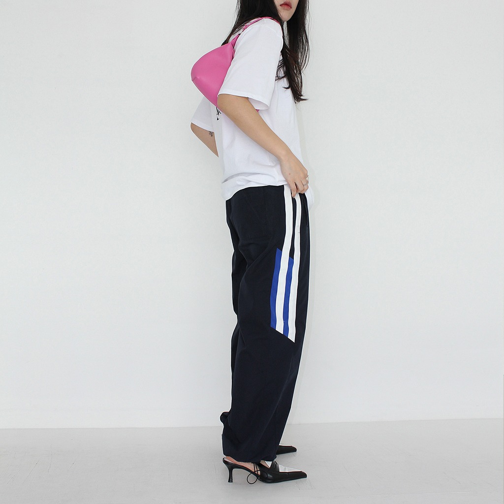 wide track string pants (2c) | ファッション通販サイト NUGU