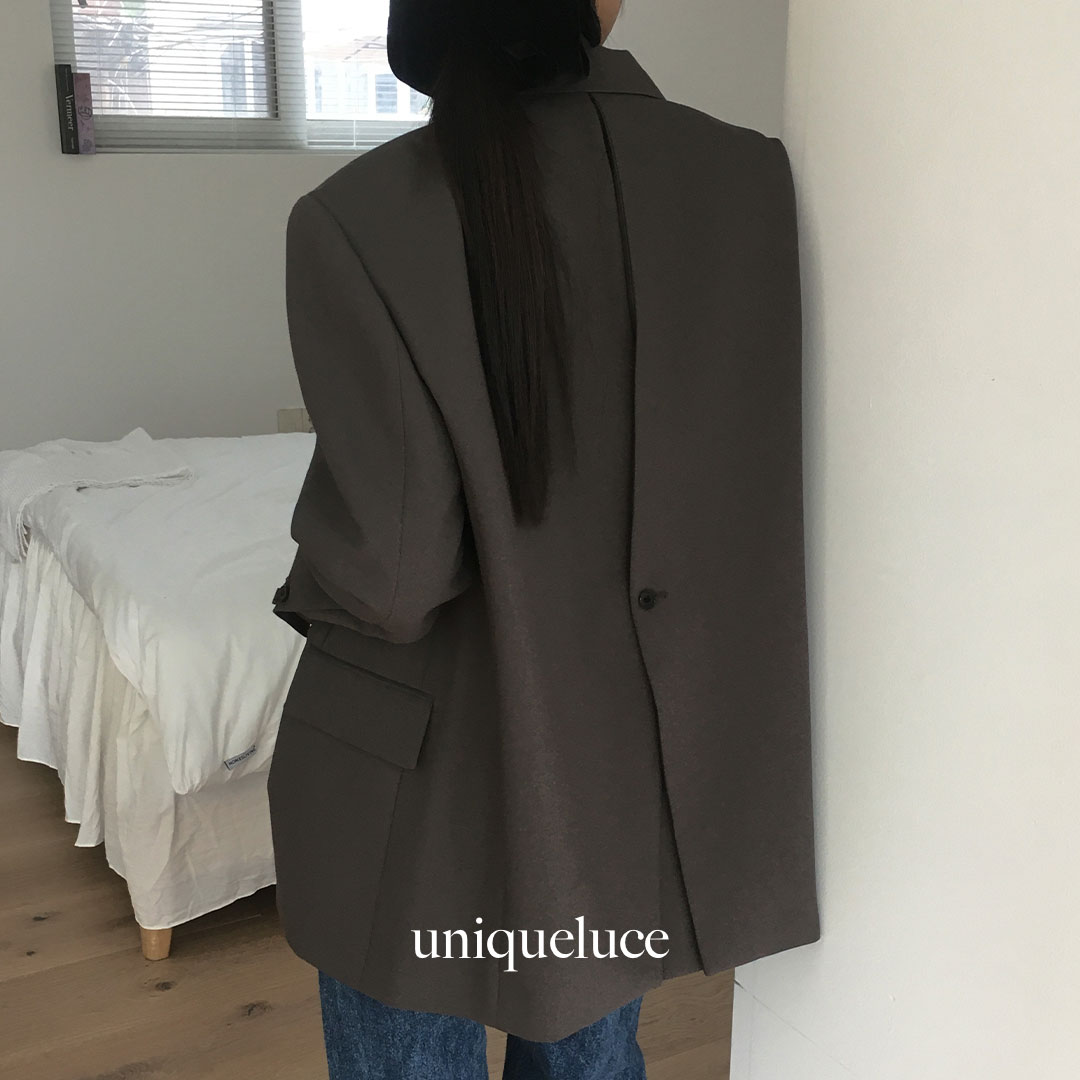 back button jacket *charcoal | ファッション通販サイト NUGU