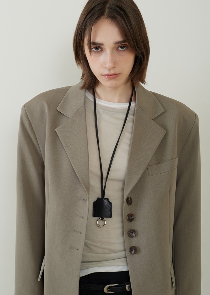 Key Ring Necklace Black | ファッション通販サイト NUGU