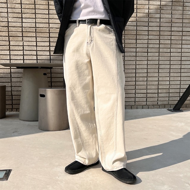 ピーチステッチコットンパンツ | ファッション通販サイト NUGU