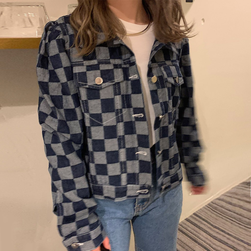 ami denim check jacket | ファッション通販サイト NUGU