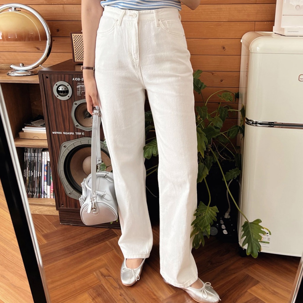 white slav denim pants | ファッション通販サイト NUGU