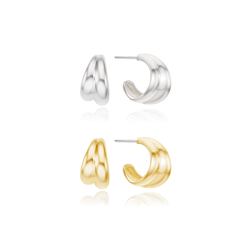 [925 Silver] Dew Curve Earrings_VH2478EA004M | ファッション通販サイト NUGU