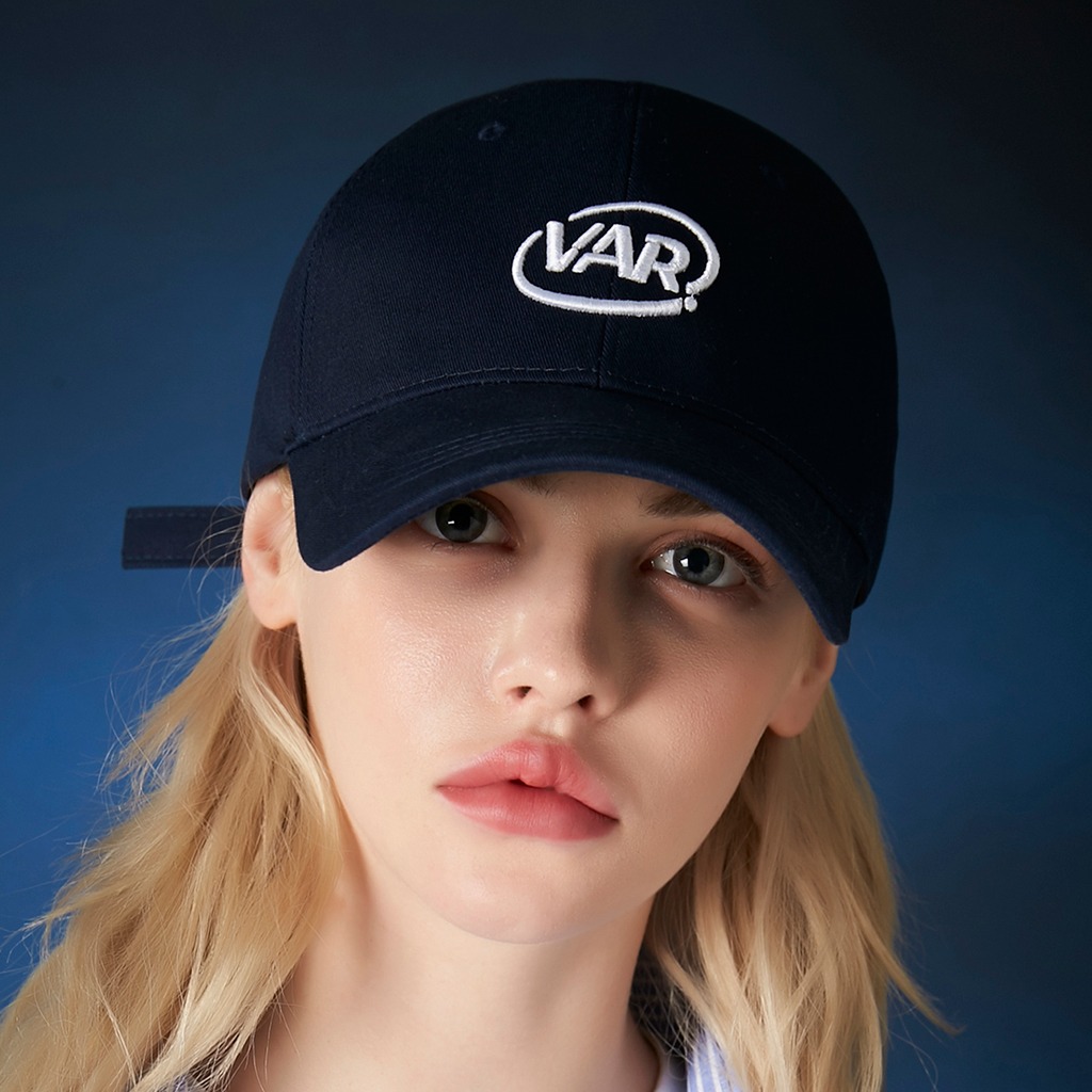 [VARZAR] 3D Circle logo over fit ball cap navy | ファッション通販サイト NUGU