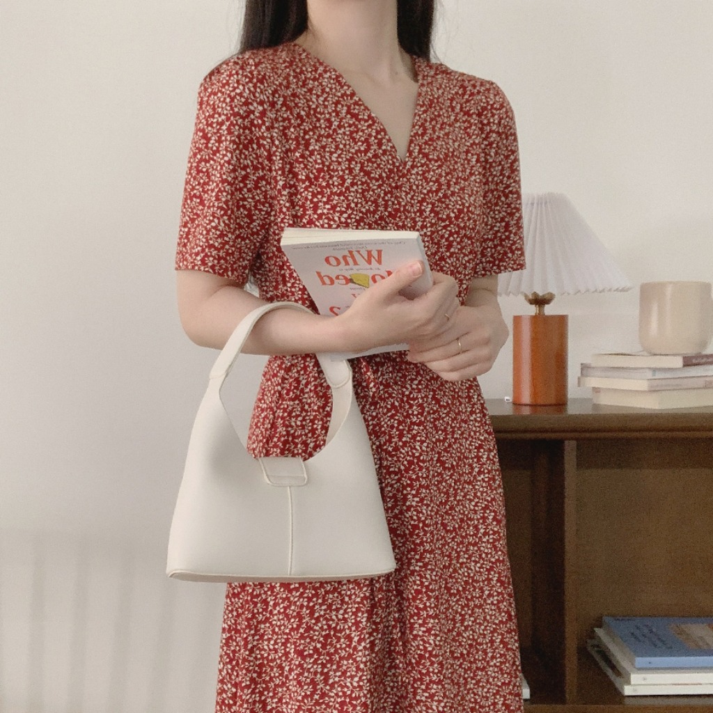 bibi flower wrap one-piece | ファッション通販サイト NUGU