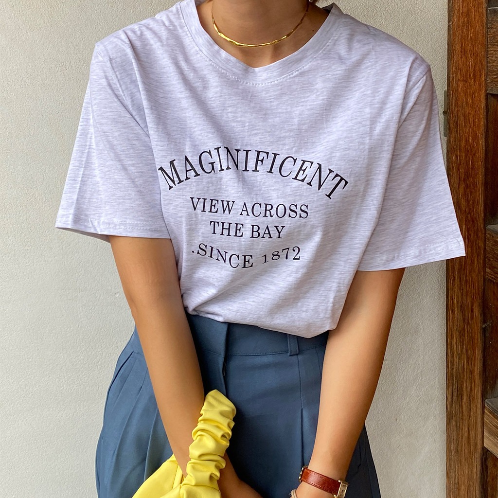 the bay Short-sleeve T | NUGU