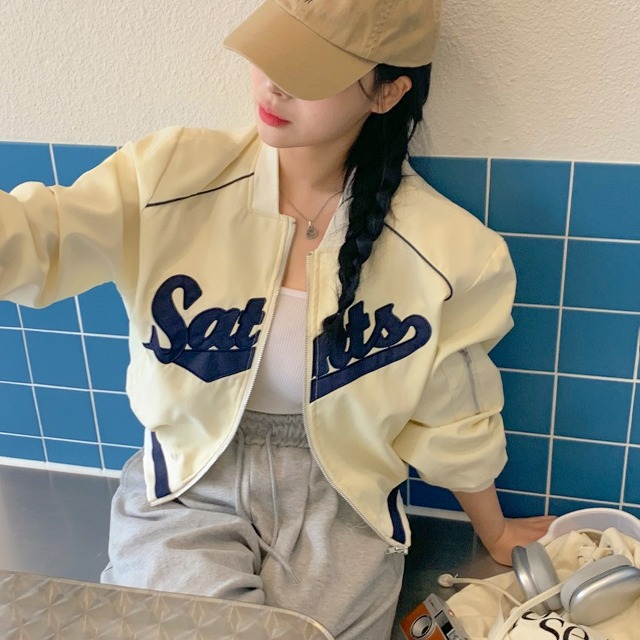 [3color/y2k] ミックスウインドブルゾン | ファッション通販サイト NUGU