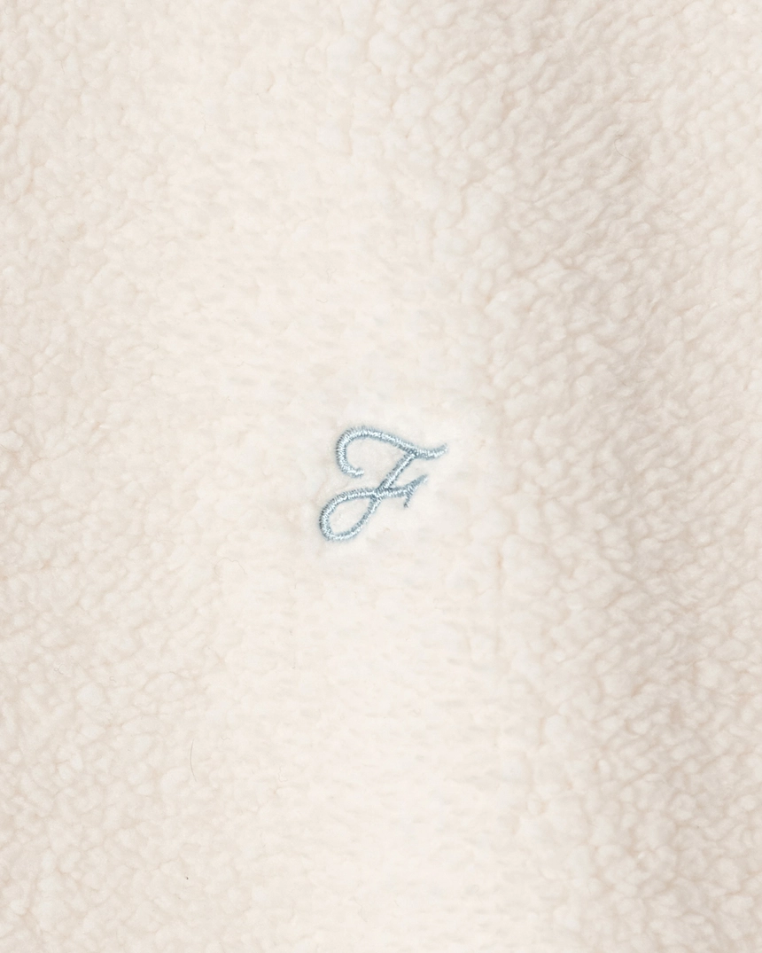 Loi Fleece Half Zipup Pullover (Ivory) | ファッション通販サイト NUGU