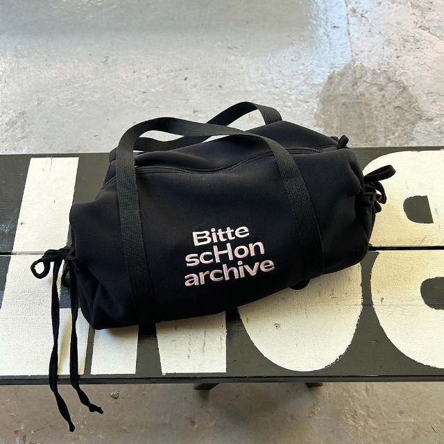 bitte schon-ballet bag black&pink | NUGU