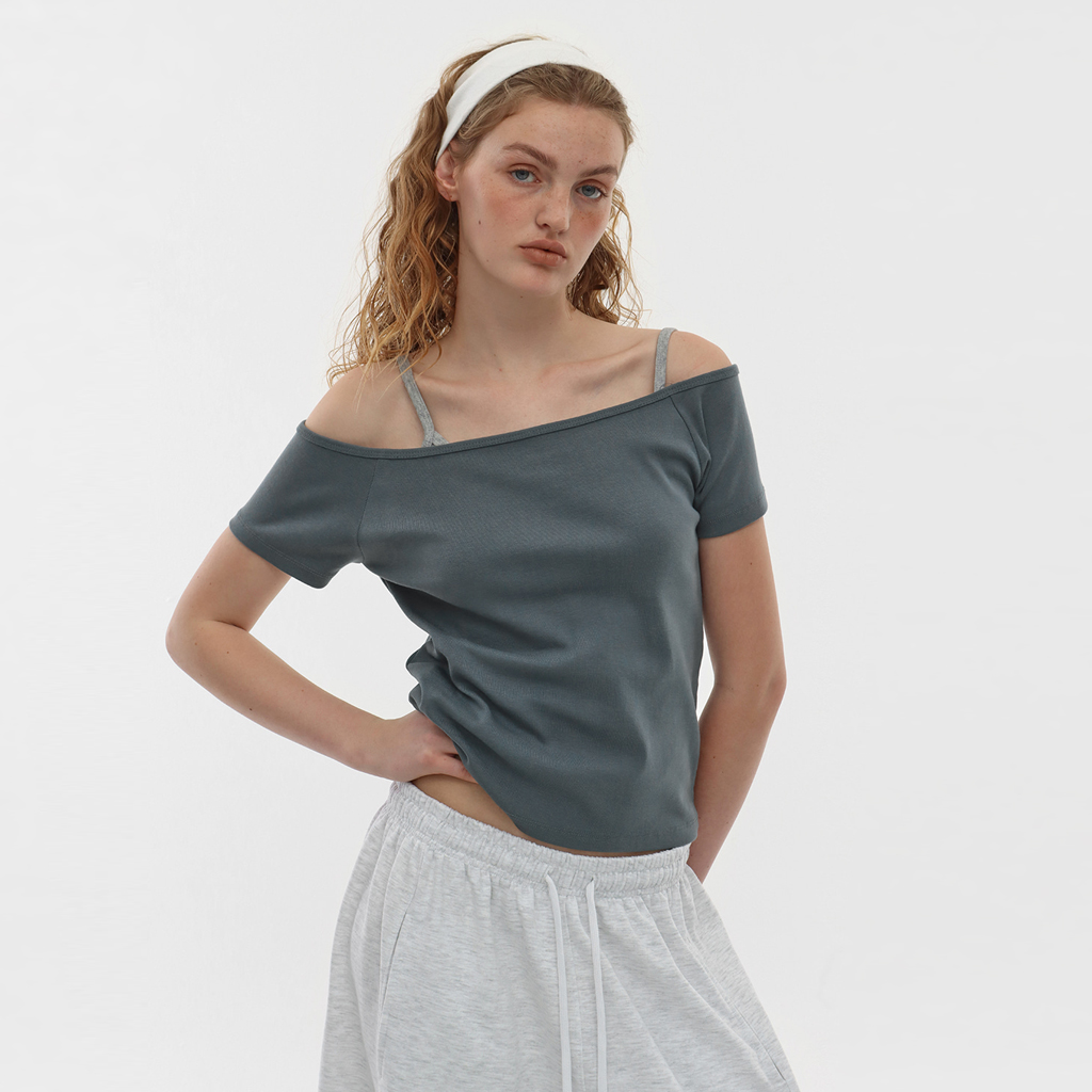 [B-BASIC] スタンダードオフショルダー半袖2SIZE | ファッション通販サイト NUGU