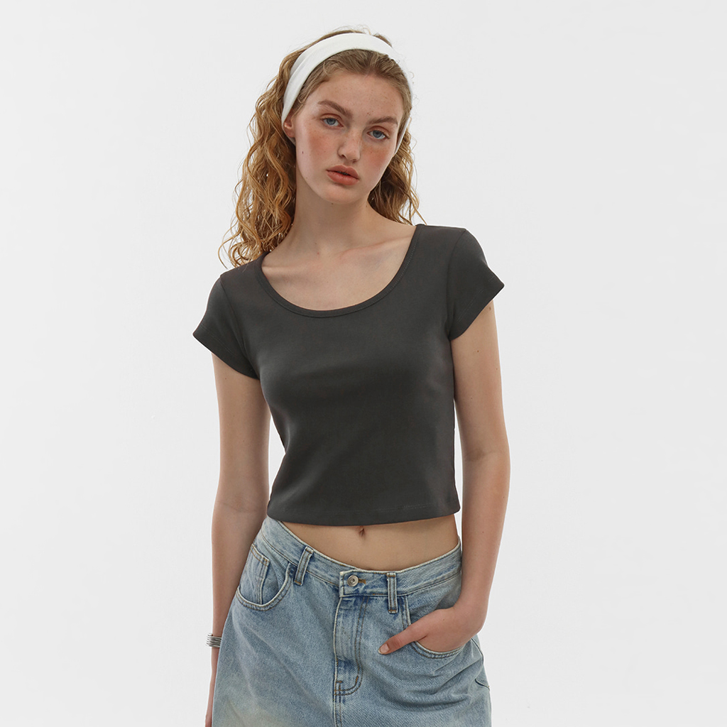 [B-BASIC] クールスタンダードユニッククロップ半袖 (2SIZE) | ファッション通販サイト NUGU