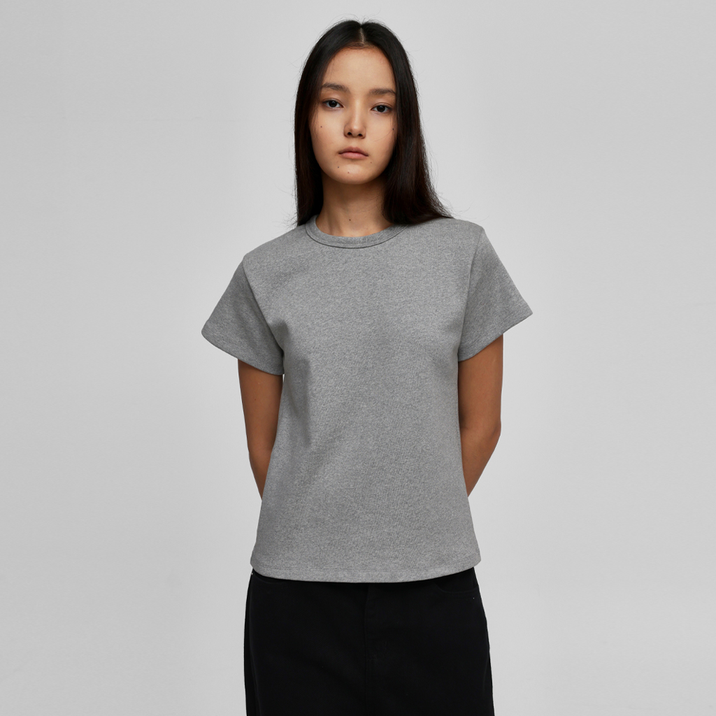 [B-BASIC] ラウンドネックスタンダード起毛半袖Tシャツ | ファッション通販サイト NUGU