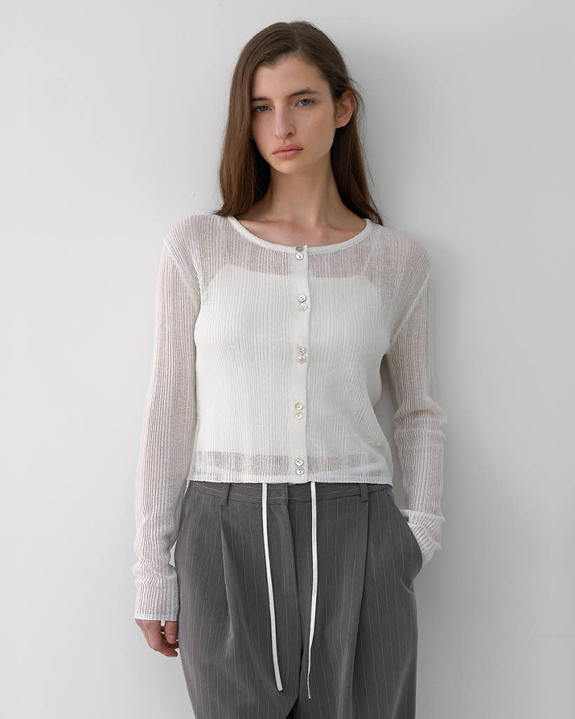 (CD-2199)TWO BUTTON POINT CARDIGAN | ファッション通販サイト NUGU