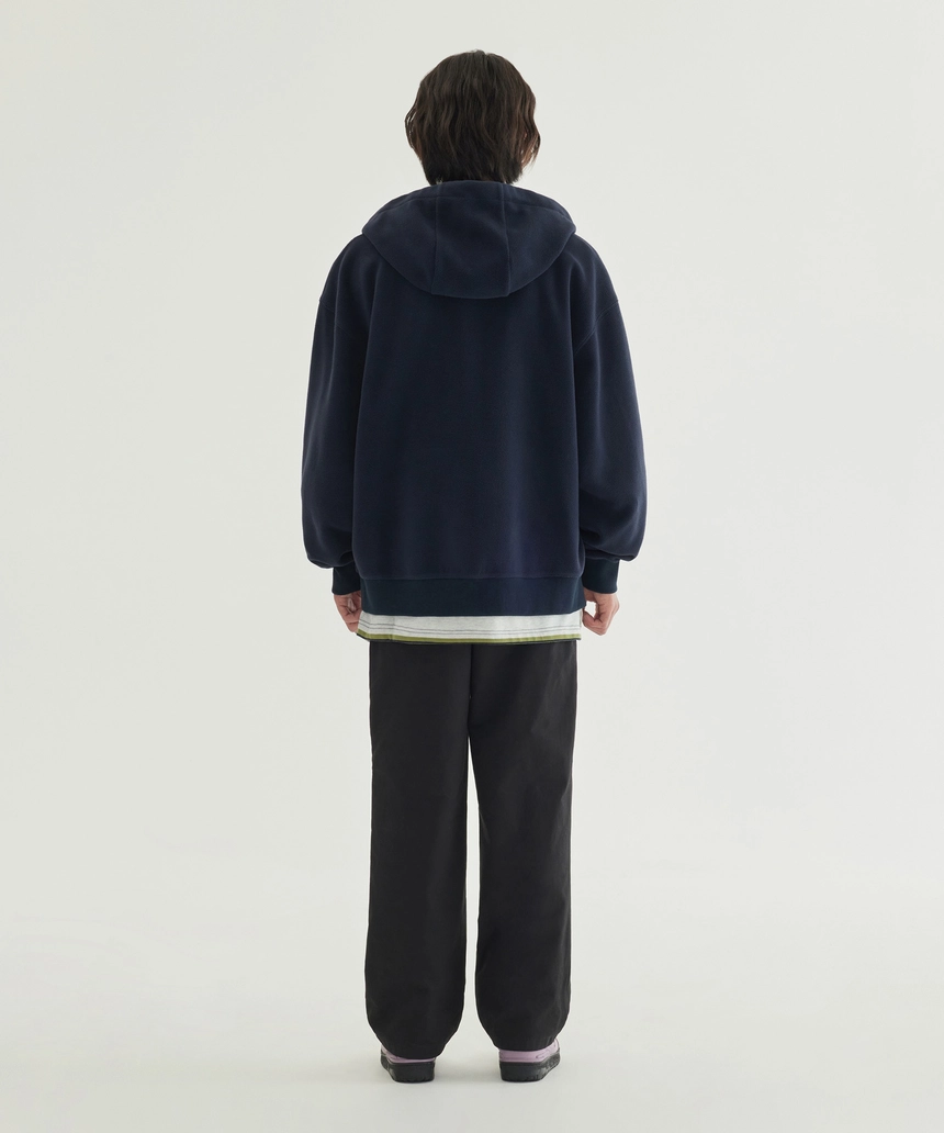 WARM ON CVNT FLEECE ZIP-UP HOODIE - Dark Navy | ファッション通販サイト NUGU