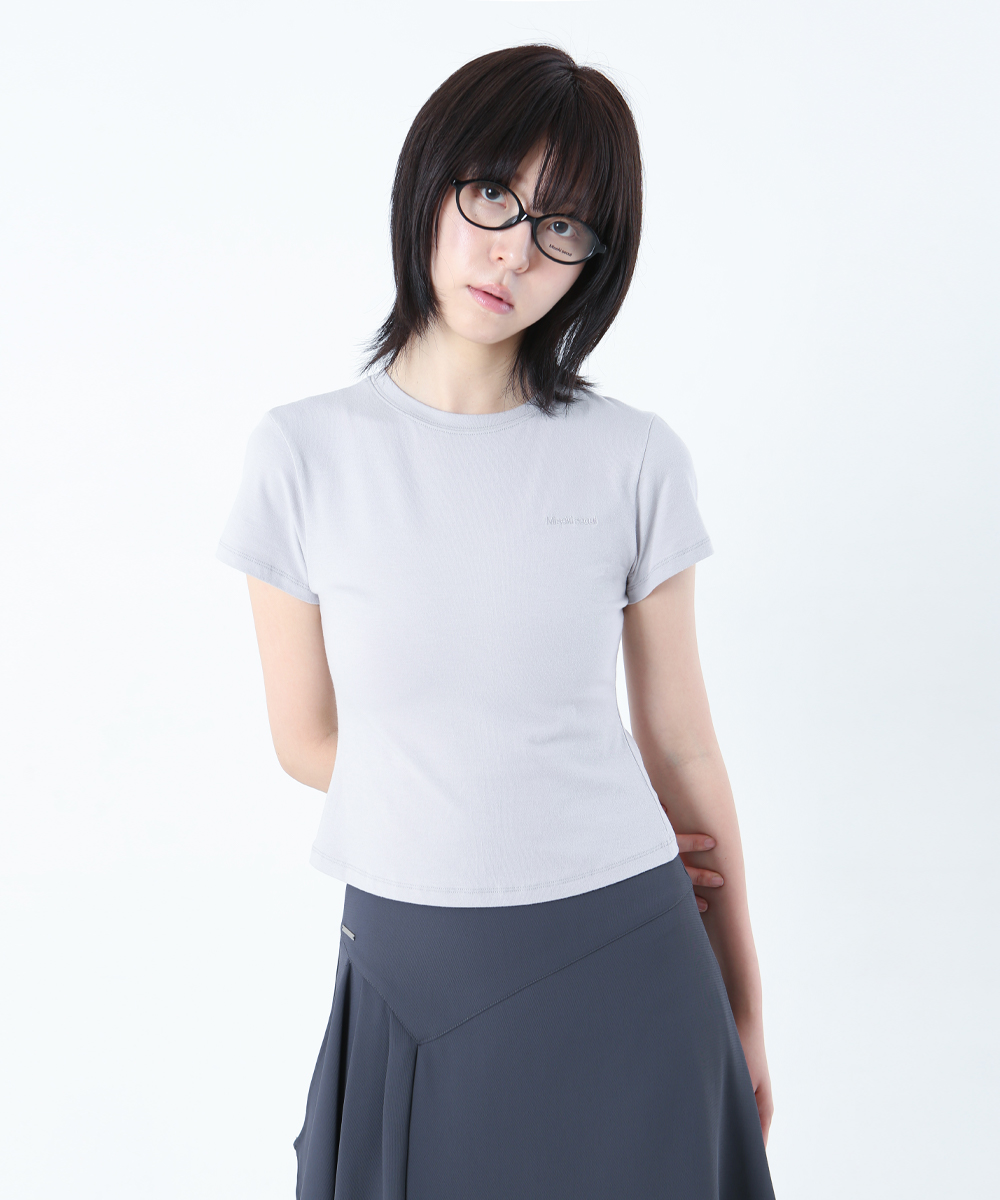 Basic short sleeves GREY | ファッション通販サイト NUGU