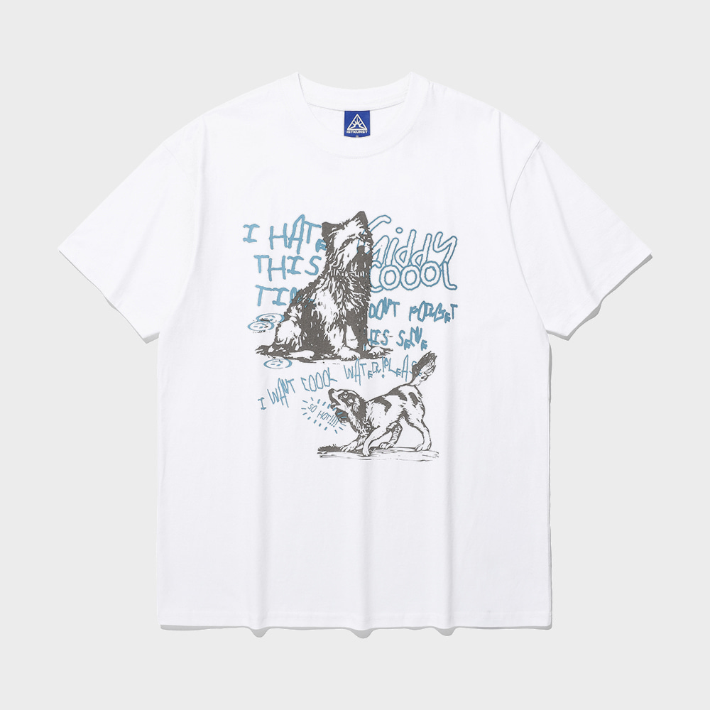 PUPPY TEE[WHITE] | ファッション通販サイト NUGU
