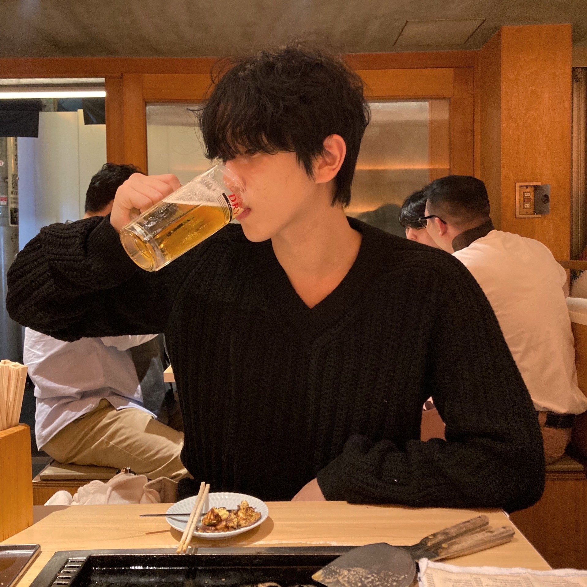 [Wool50] Pog v neck knitwear (2color) | ファッション通販サイト NUGU