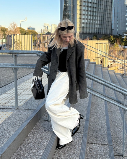 ワンタックローウエストスラックス | ファッション通販サイト NUGU