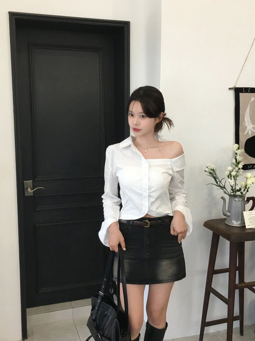 [ベルトSET]ウエスタンウォッシュデニムスカート | ファッション通販サイト NUGU