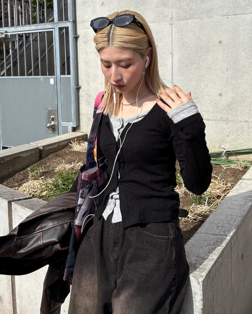 [BEST 50] レイヤードリブカーディガン | ファッション通販サイト NUGU