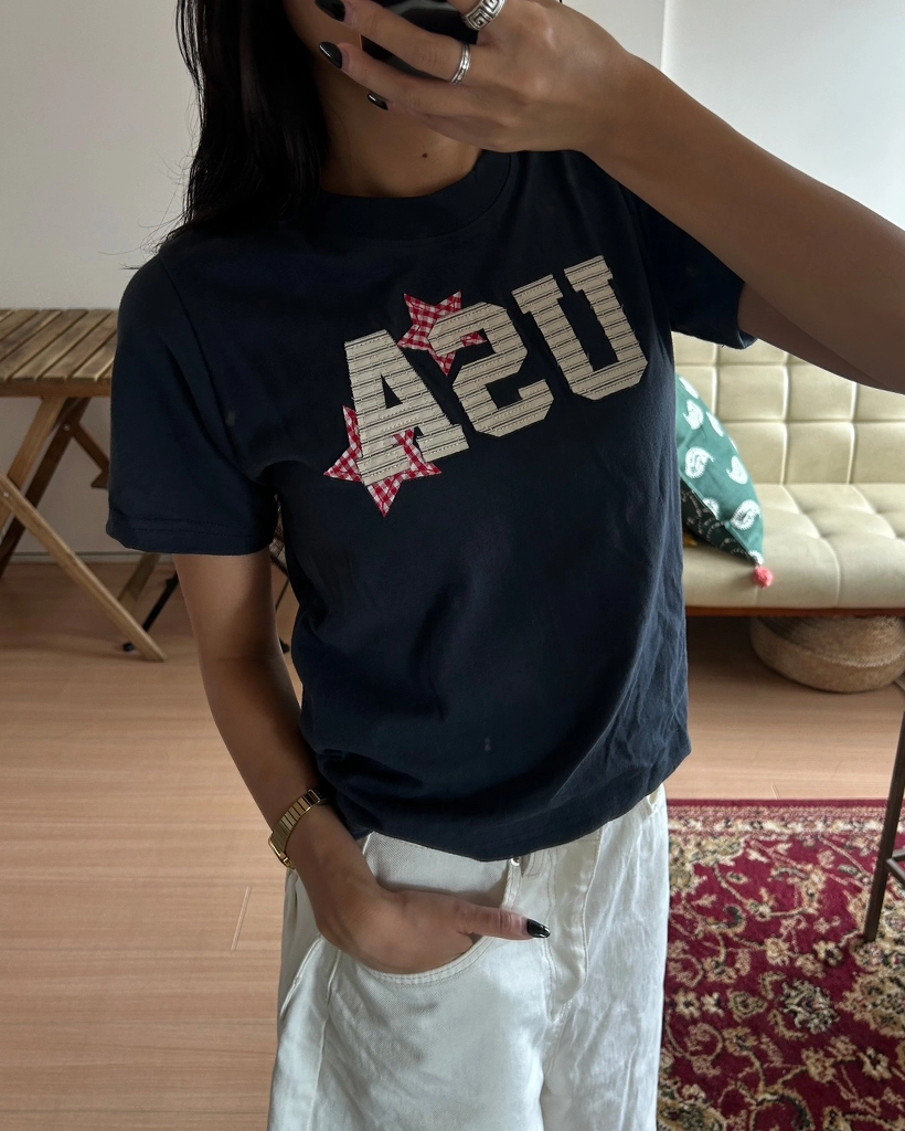 [BEST 50] USAスターパッチクルーネックスリムTシャツ | ファッション通販サイト NUGU
