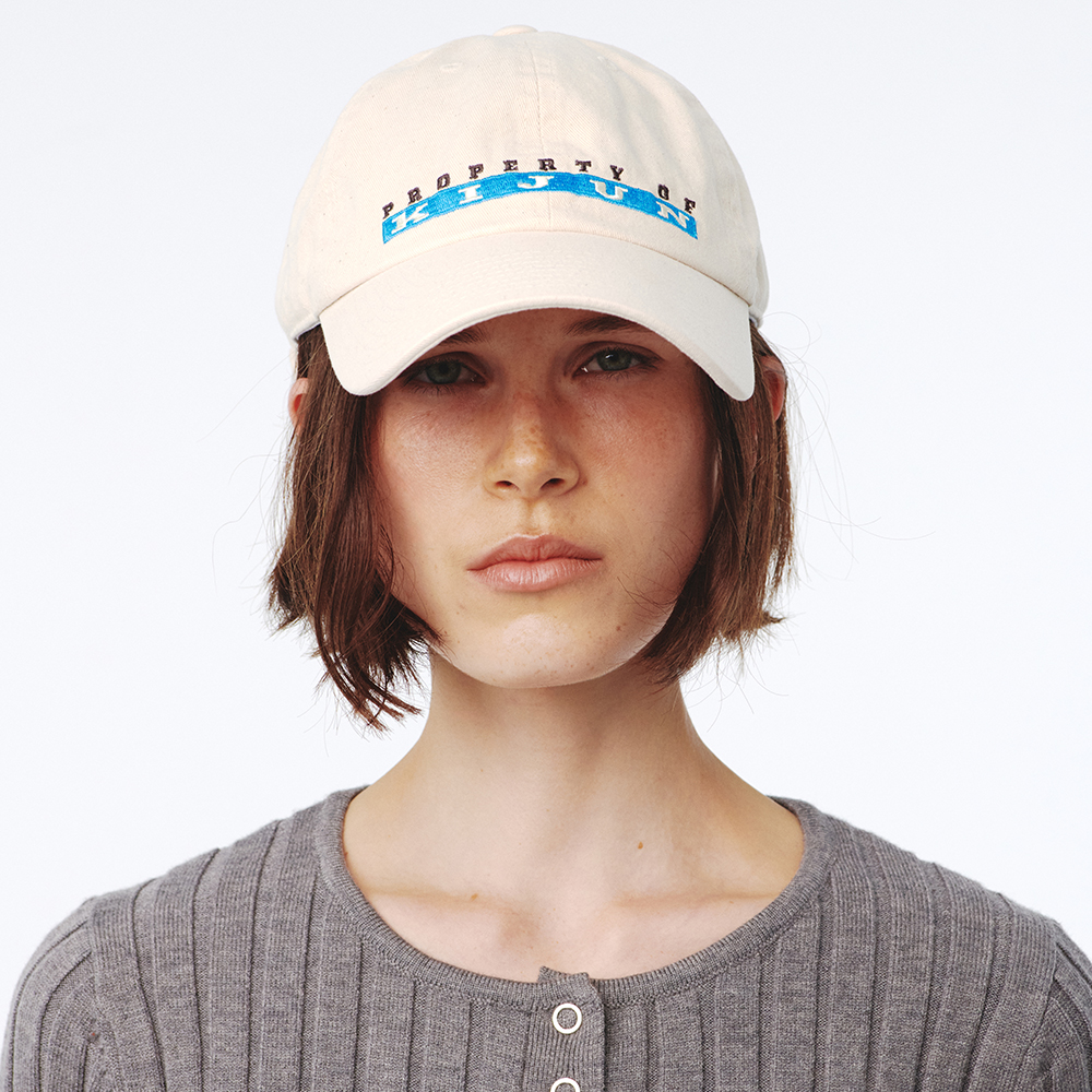 Logo Cap UNISEX Ivory | ファッション通販サイト NUGU