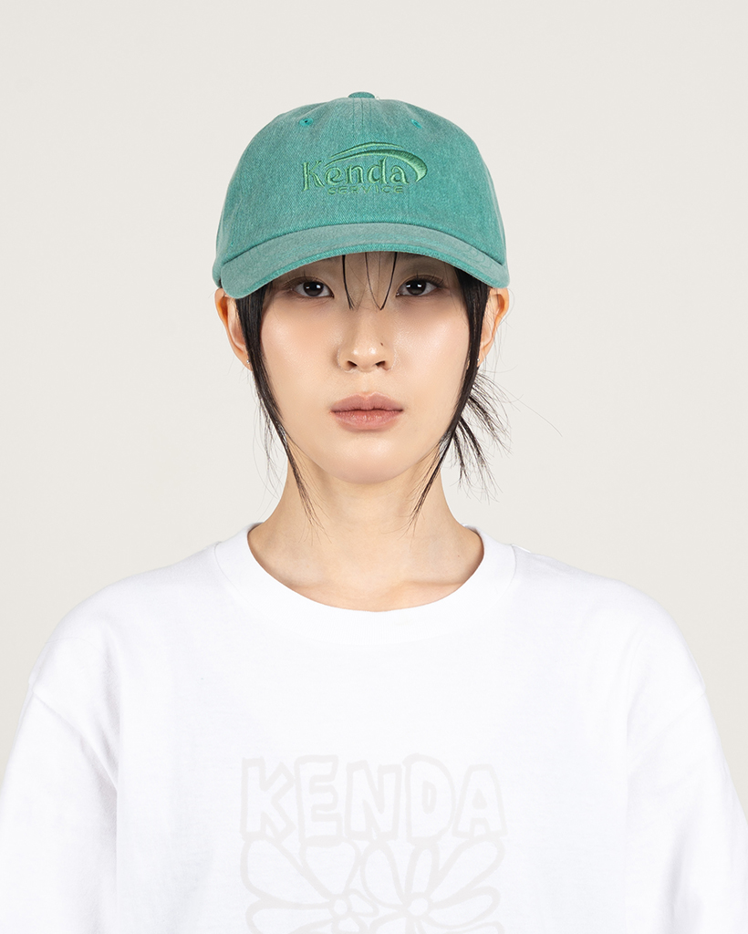 SLASH LOGO PIGMENT BALL CAP - GREEN / PGBC01-14S | ファッション通販サイト NUGU