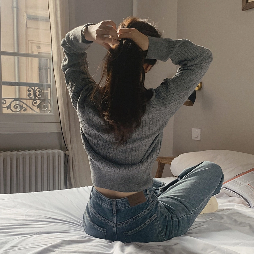 #SLOWMADE. (basic/long/5万枚突破)ワイドデニムパンツ-4size_秋服 | ファッション通販サイト NUGU