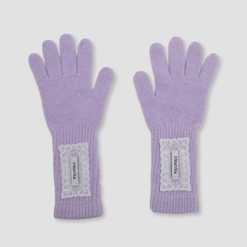 LACE LABEL ANGORA GLOVES LAVENDER | ファッション通販サイト NUGU