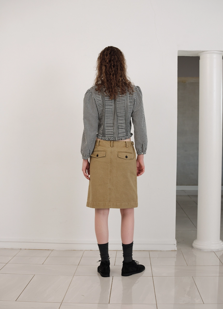 [nugu先行販売] Plene Pintuck blouse_Check | ファッション通販サイト NUGU