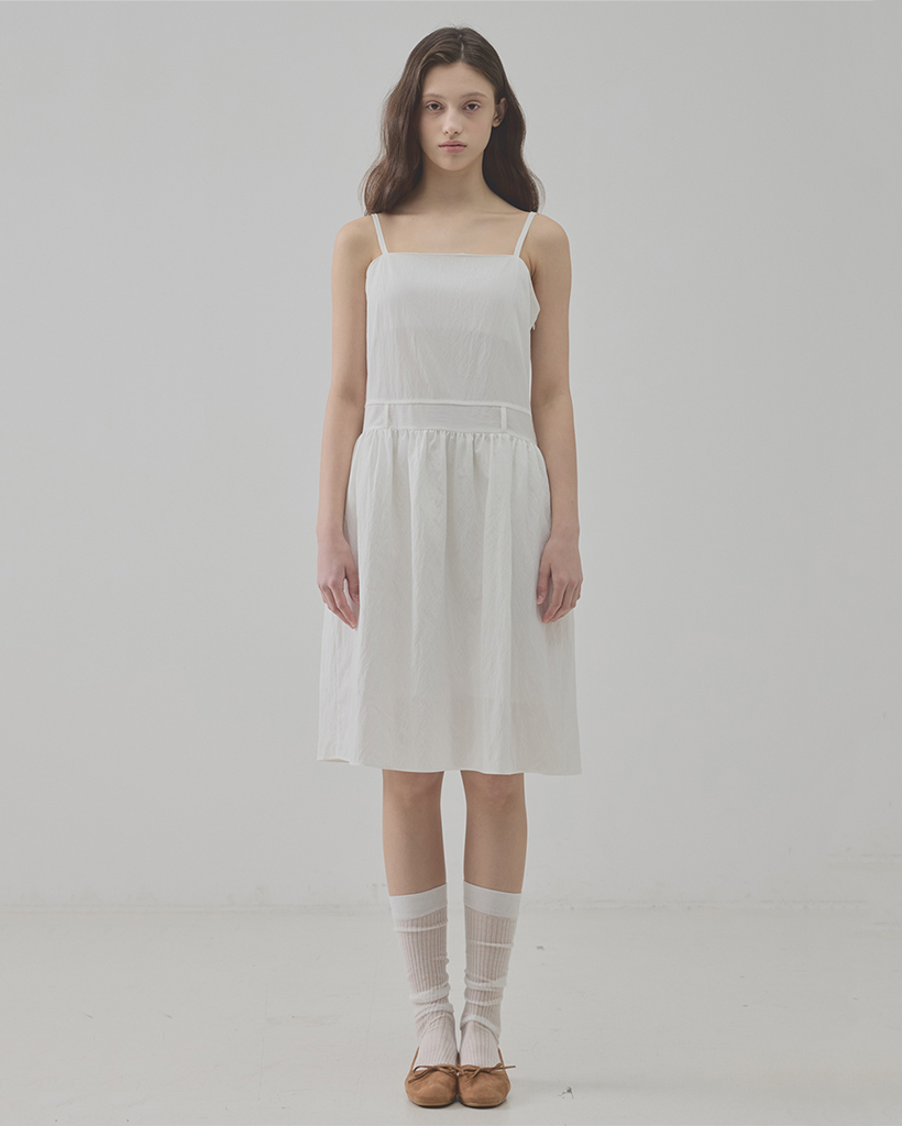 Pure Slip smoke Dress (White) | ファッション通販サイト NUGU