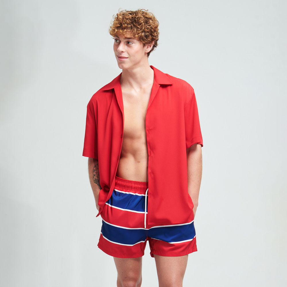 Resort 95 Long Shirts(M) - Red | ファッション通販サイト NUGU