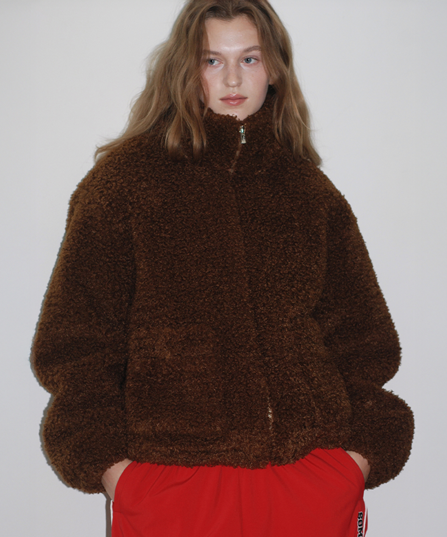 Snowing Fur Jumper - Brown | ファッション通販サイト NUGU