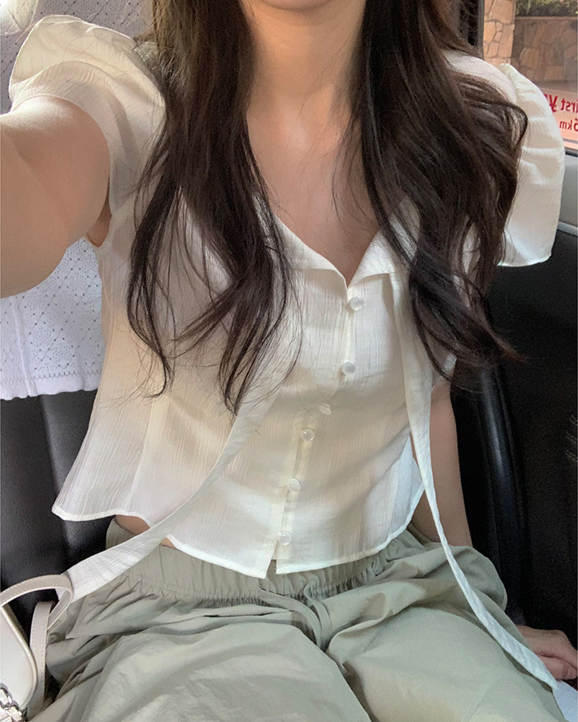 [2color]タイパフブラウス | ファッション通販サイト NUGU