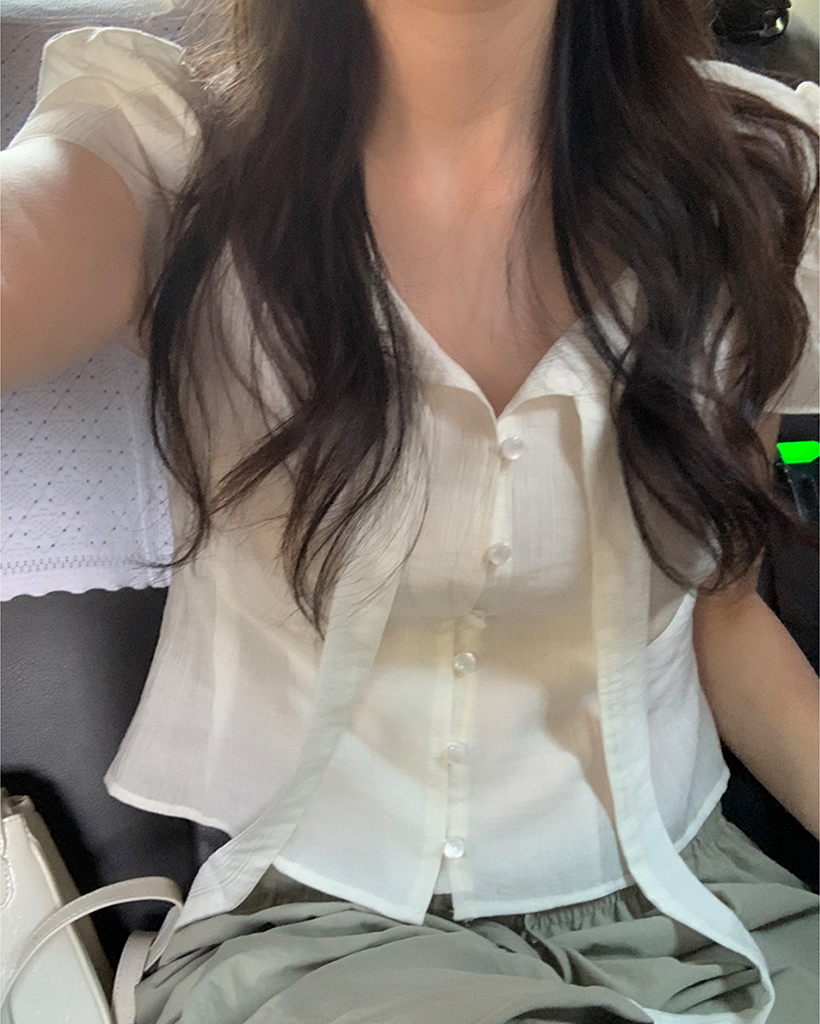 [2color]タイパフブラウス | ファッション通販サイト NUGU