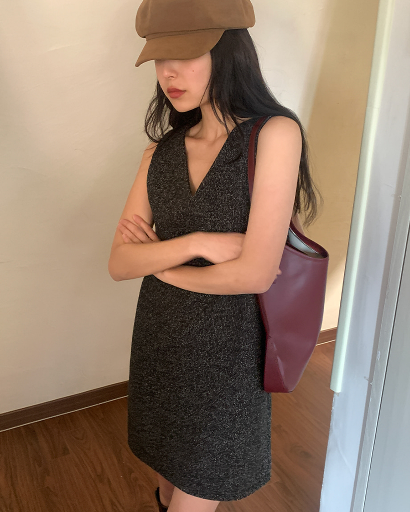 シンプルVネックワンピース | ファッション通販サイト NUGU