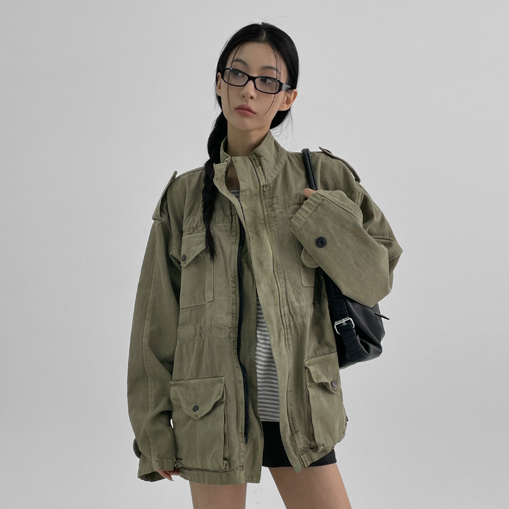 (UNISEX) モディファーウォッシュワイルドジャケット | ファッション通販サイト NUGU