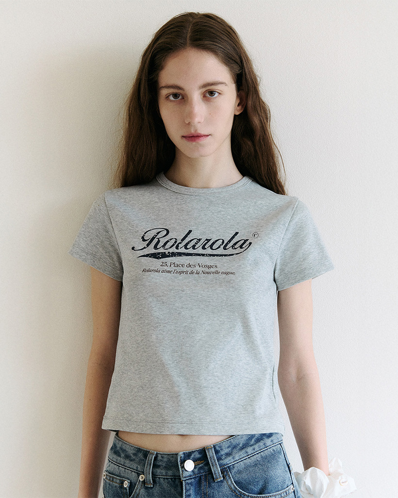 VINTAGE CRACK LOGO T-SHIRT GRAY | ファッション通販サイト NUGU