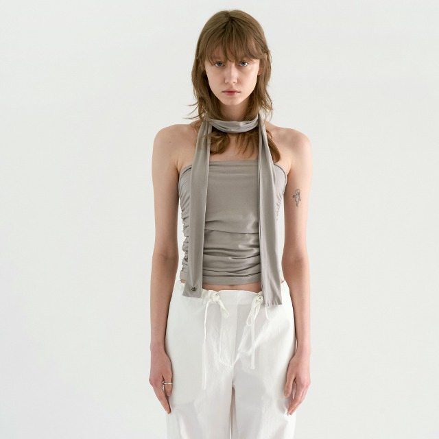 MUFFLER TOP SET, GRAY | ファッション通販サイト NUGU