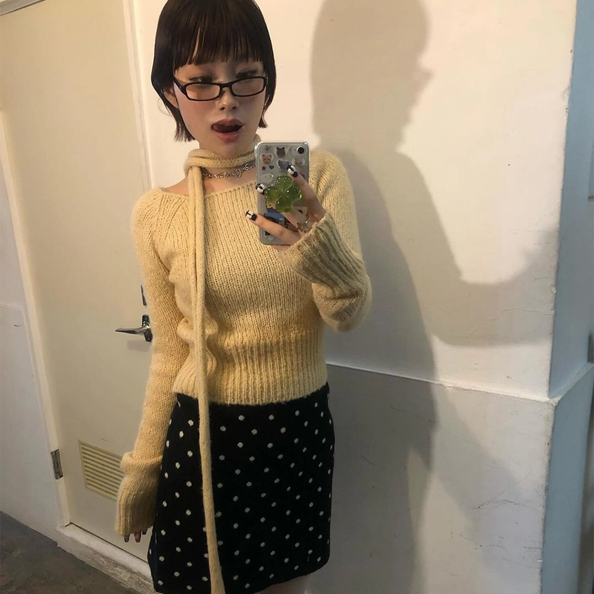 (ORIGINAL) 2wayアルパカニット | ファッション通販サイト NUGU