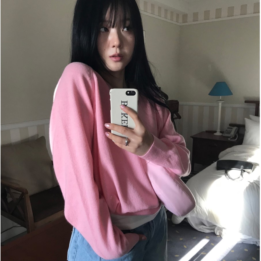 [Wool] Blank reglan v-neck knit (4color) | ファッション通販サイト NUGU