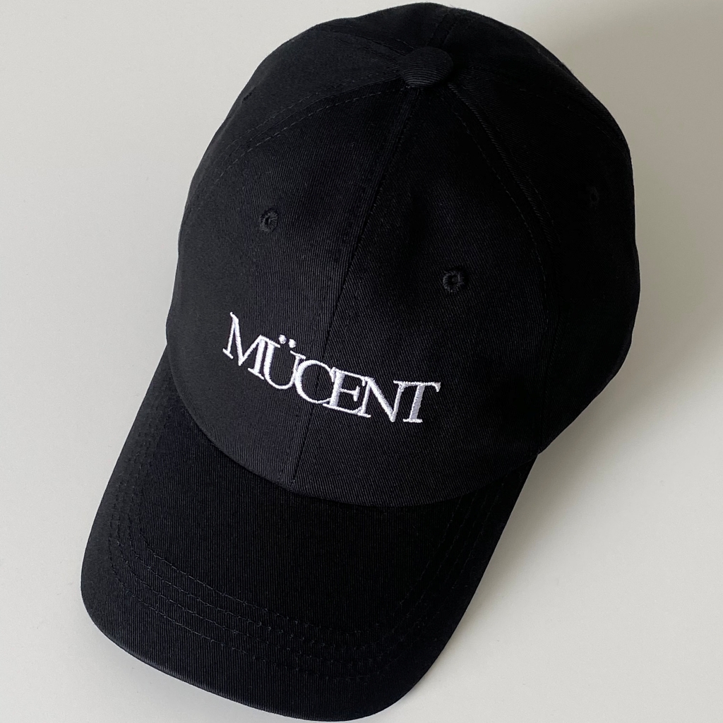 MUCENT BALL CAP - Lettering black|ファッション通販サイトNUGU
