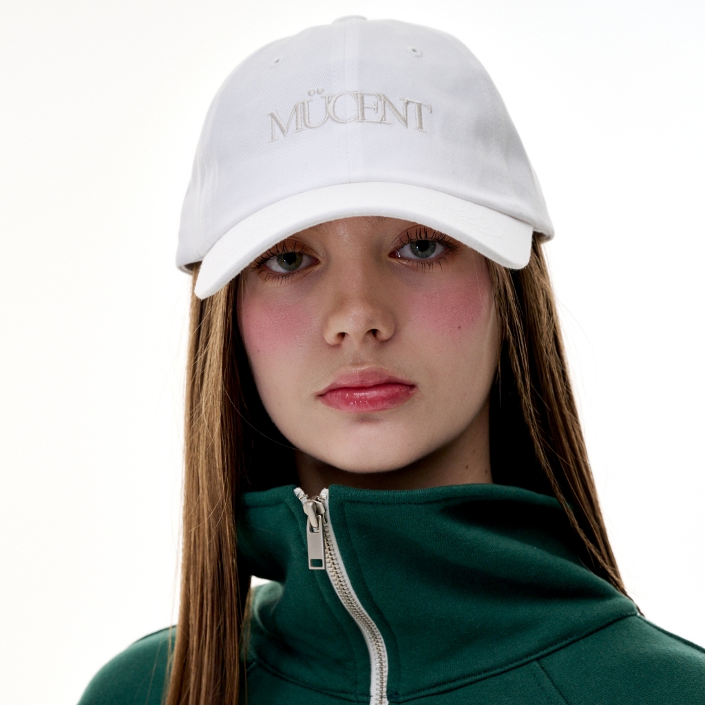 MUCENT BALL CAP - Lettering white | ファッション通販サイト NUGU