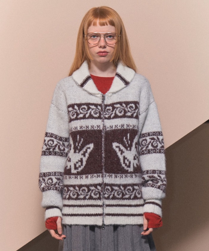 [Influencer pick] PEPE COWICHAN KNIT ZIP-UP (IVORY)_F24ZA960 | ファッション通販サイト NUGU