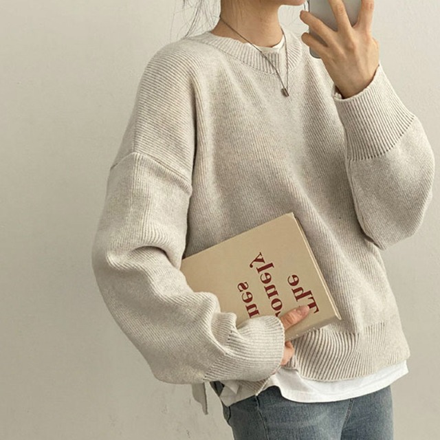 [7color]キャシーウールUネックニット | ファッション通販サイト NUGU