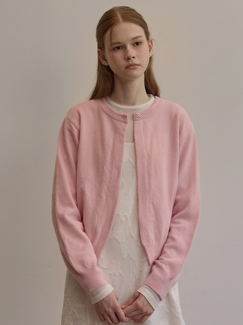 Camelia knit cardigan - Pink | ファッション通販サイト NUGU