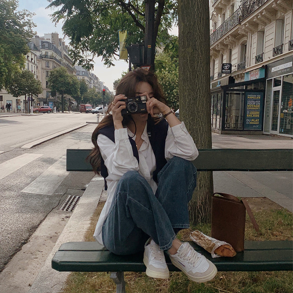 #SLOWMADE. (basic/long/5万枚突破)ワイドデニムパンツ-4size_秋服 | ファッション通販サイト NUGU