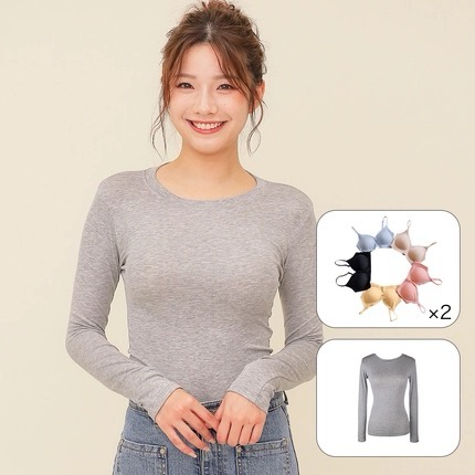 【溝部ひかるコラボ】盛れる長袖TシャツSET | ファッション通販サイト NUGU